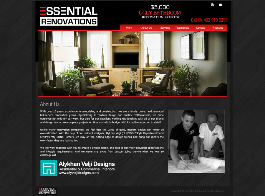 Website Design for Calgary Renovations Company - Digital Lion