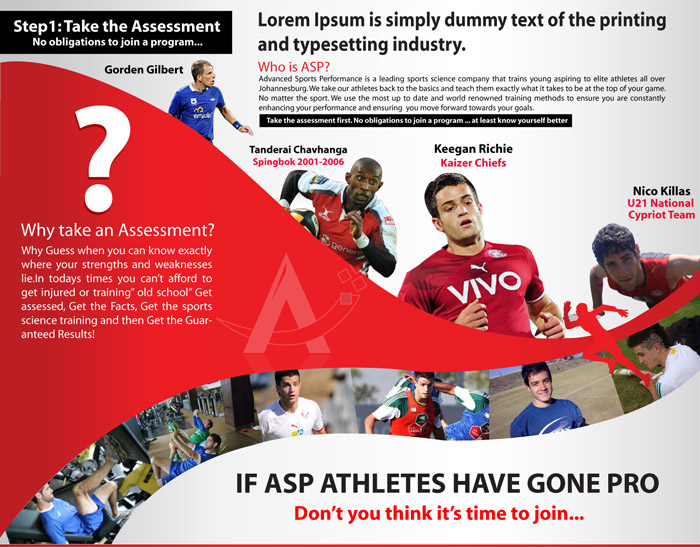 Sports Brochure Design - Digital Lion