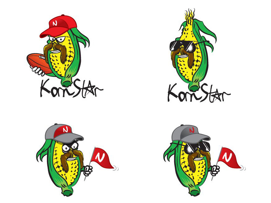 Korn Star Logo and Mascot Design - Digital Lion