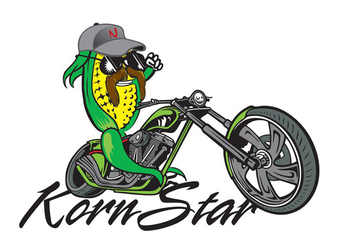 Korn Star Logo and Mascot Design - Digital Lion