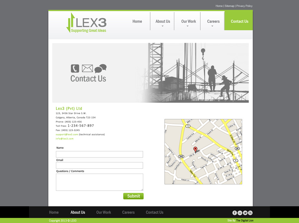 Structural Engineering Wordpress Website Development - Digital Lion