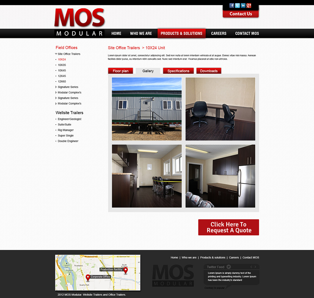Custom Website Design for a Modular Solutions Company - Digital Lion