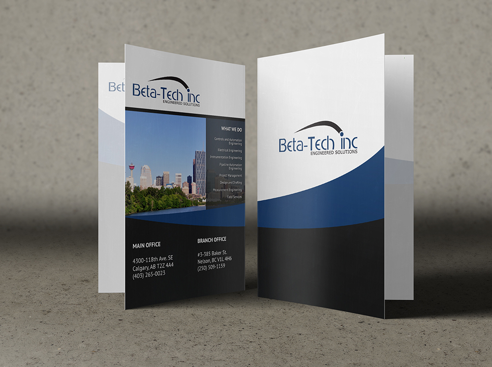 Presentation Folder For an Engineered Solutions Company - Digital Lion