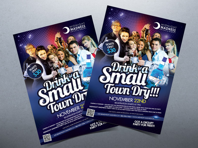 Nightclub Event Poster Design - Digital Lion