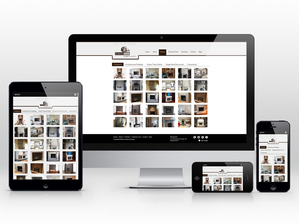 Responsive Web Design for a Custom Concrete Company - Digital Lion