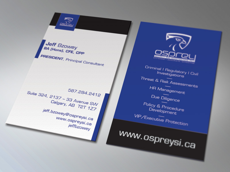 Security and Investigations Business Card Design - Digital Lion