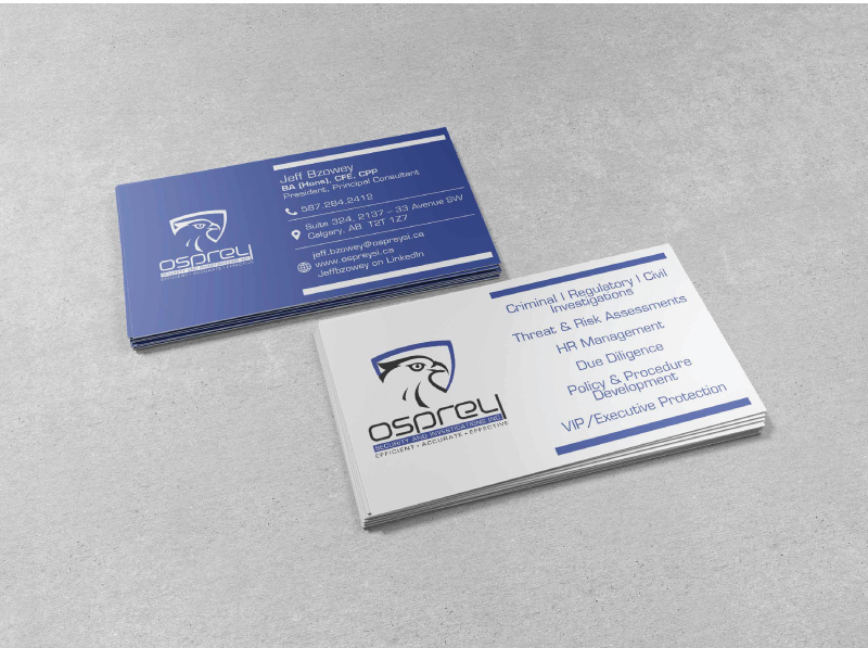 Security and Investigations Business Card Design - Digital Lion