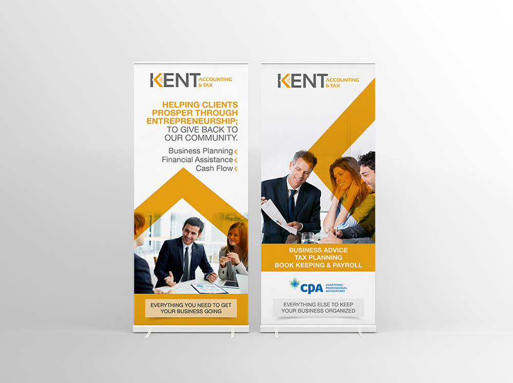 Accounting & Tax Banner Design - Digital Lion