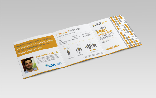 Accounting & Tax 3-Panel Brochure Design - Digital Lion